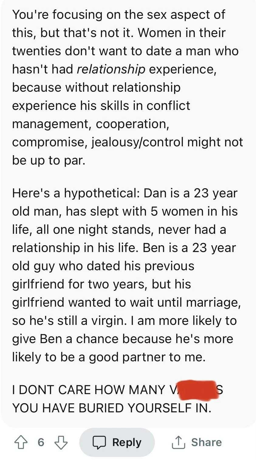 Saw this from a feminist thread. What do you think about such view? | Scrolller