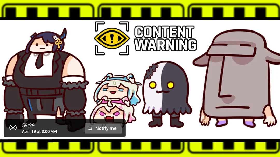 HoloAdvent collab! And they will be playing Content Warning! | Scrolller