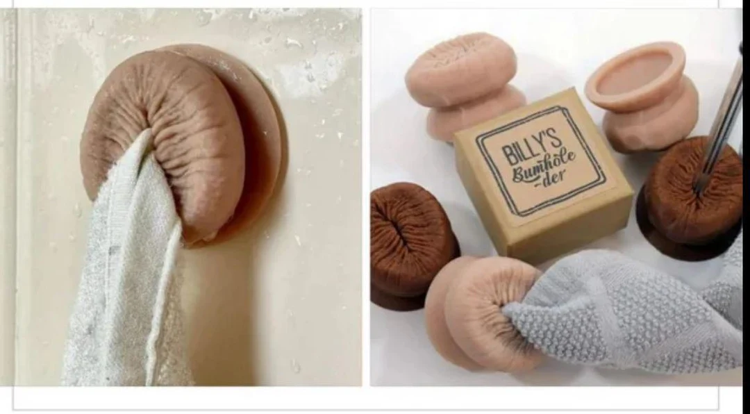 Butthole towel holder | Scrolller