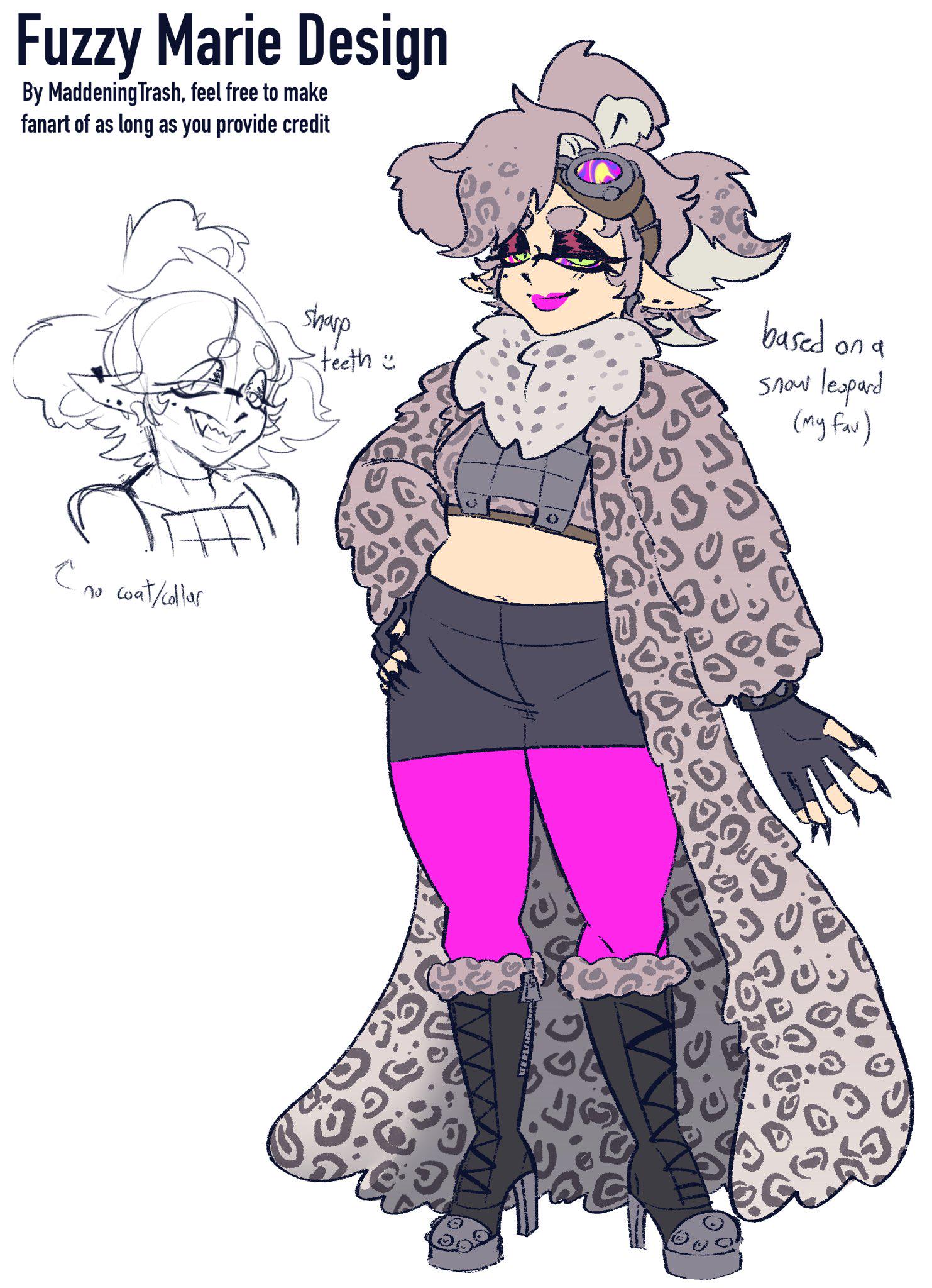 Marie but fuzzy | Scrolller