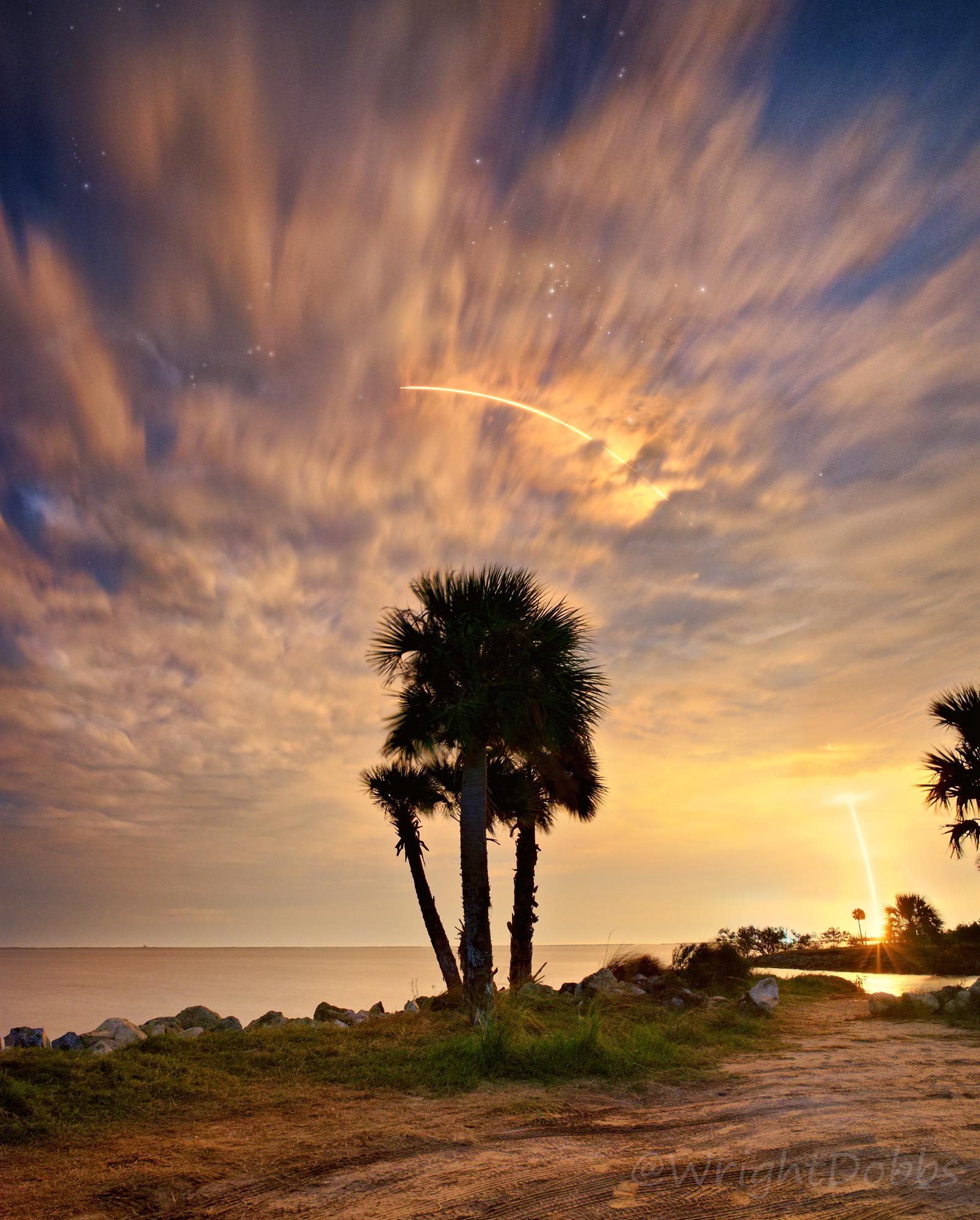 Finally saw/photographed a SpaceX launch in person | Scrolller