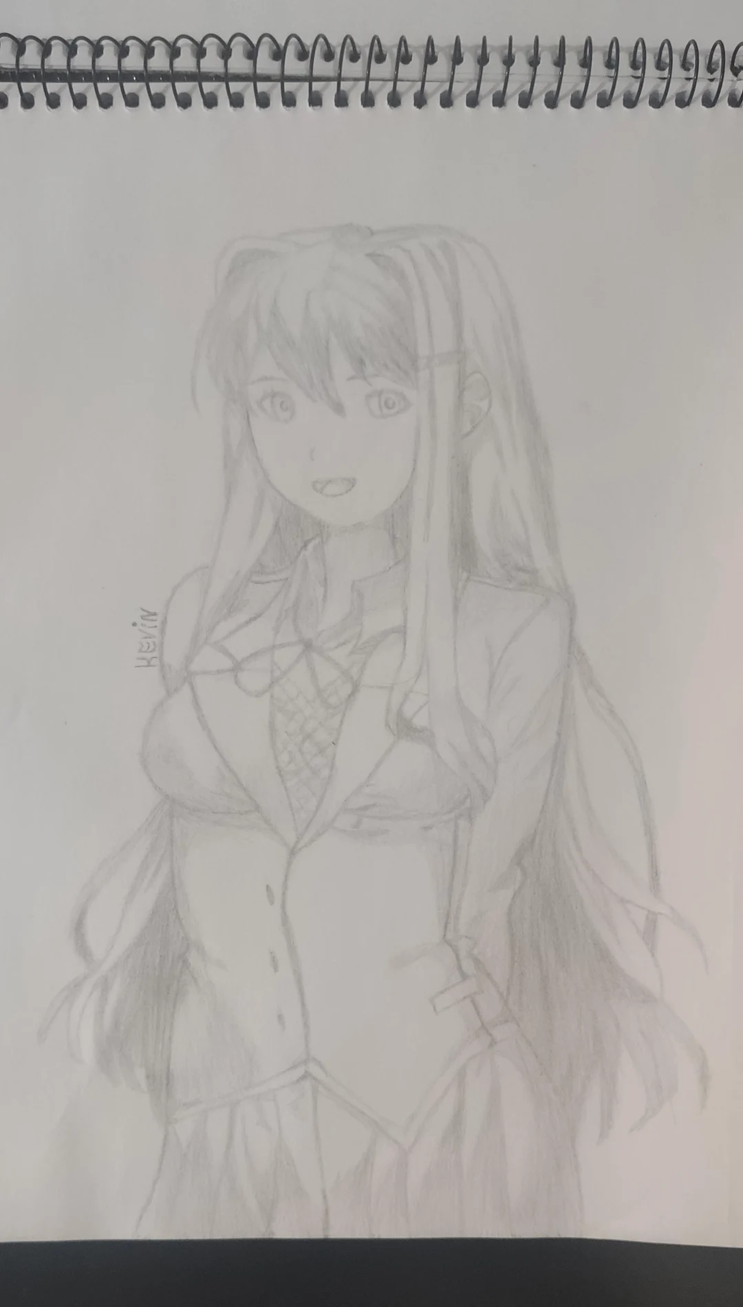 Well, now i tried to make Yuri, after drawning Natsuki | Scrolller