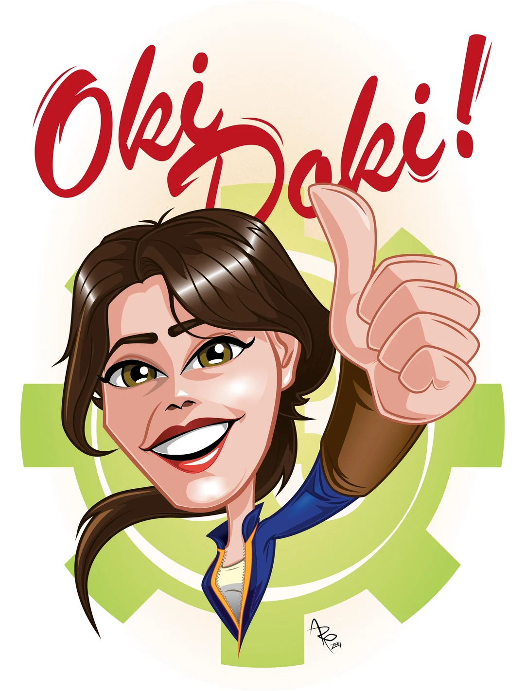 Oki Doki! Lucy MacLean (Fallout), Digital Art by Me | Scrolller