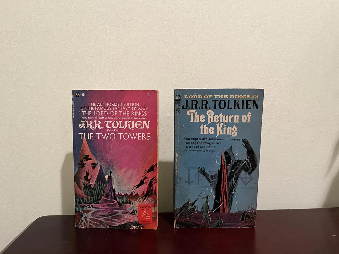 The Authorized Edition of The Two Towers, Ballentine 1965 first printing and The Return of the ...