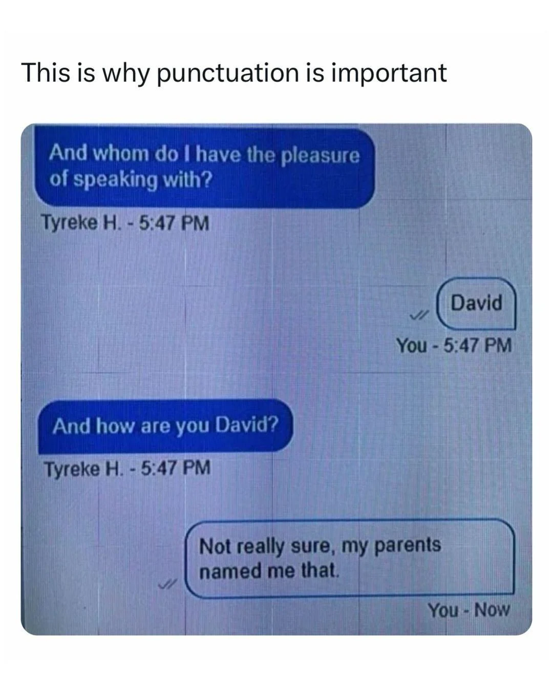 Punctuation is no joke! 😄 | Scrolller