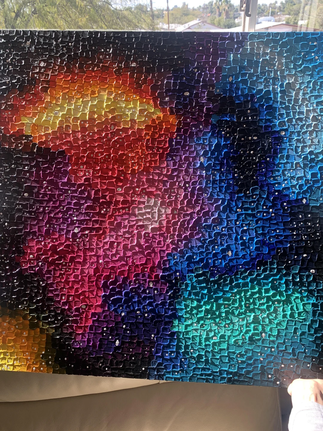 Galaxy painting I made | Scrolller