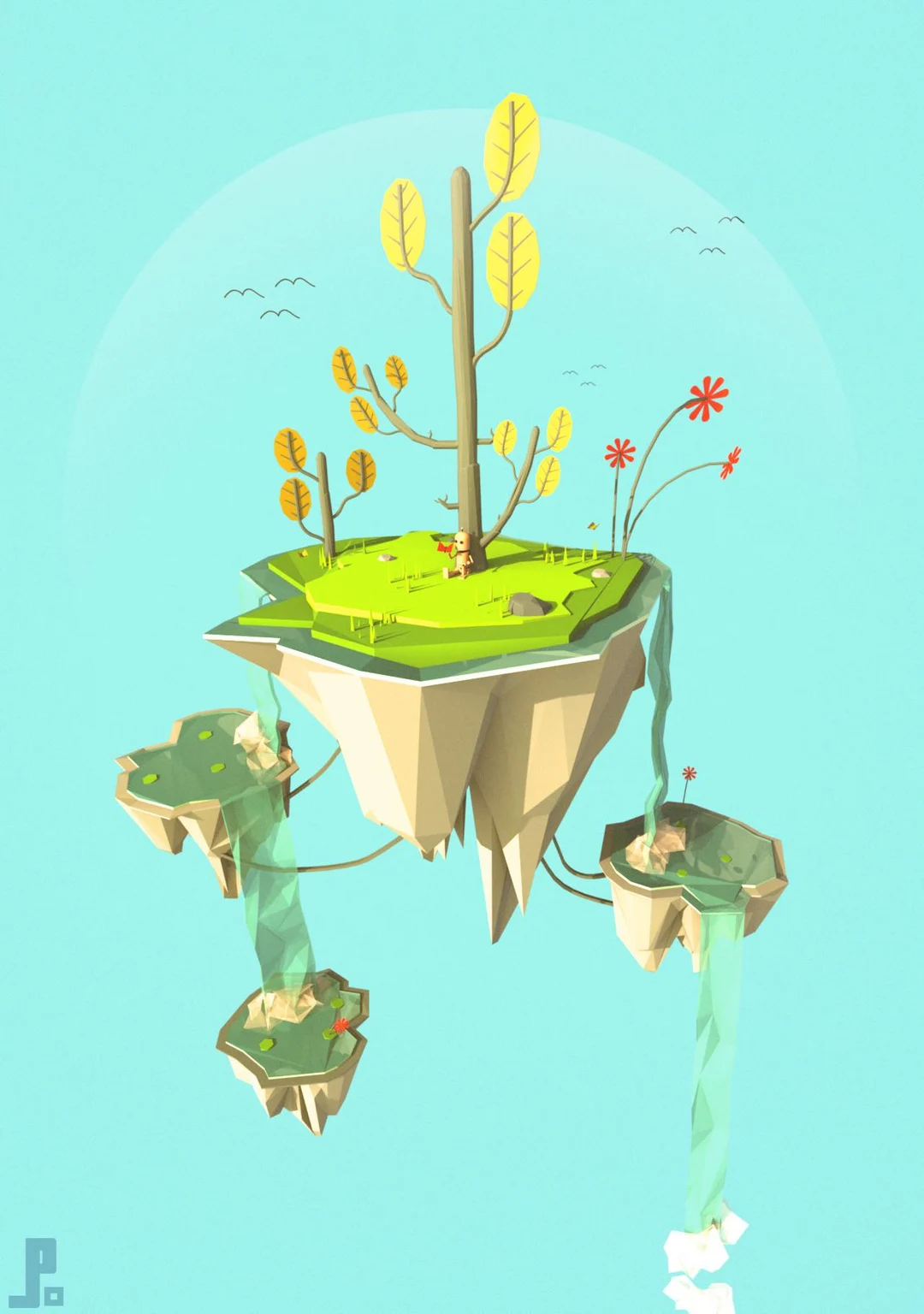 [Style Exploration] Low Poly by Jarlan Perez | Scrolller