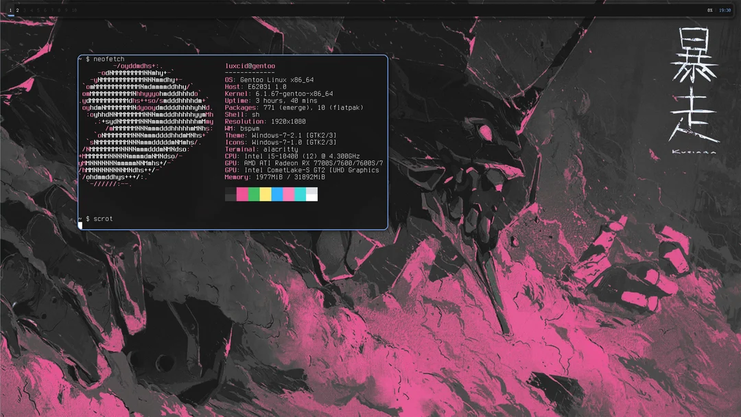 [BSPWM] oxocarbon | Scrolller