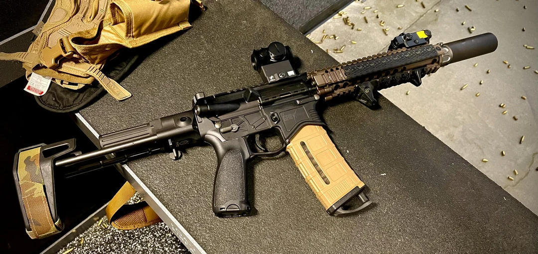 DD mk18 Upper on Saint Edge pistol lower. | Scrolller