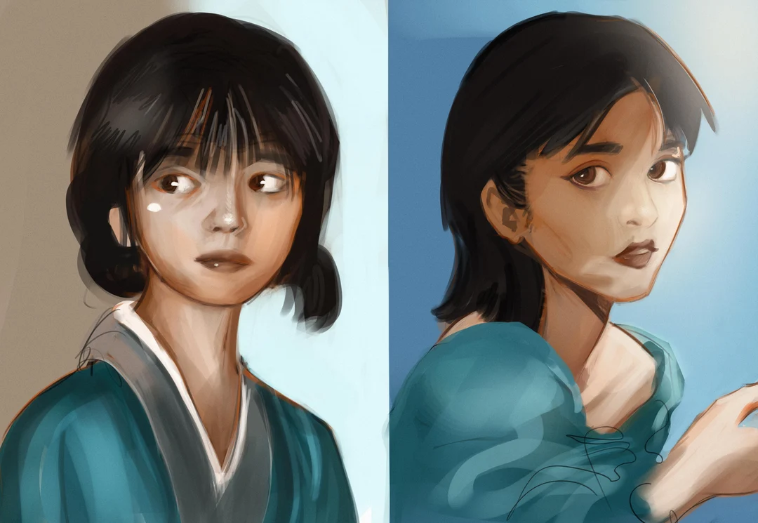 Quick portraits, Me, Digital, 2022 | Scrolller