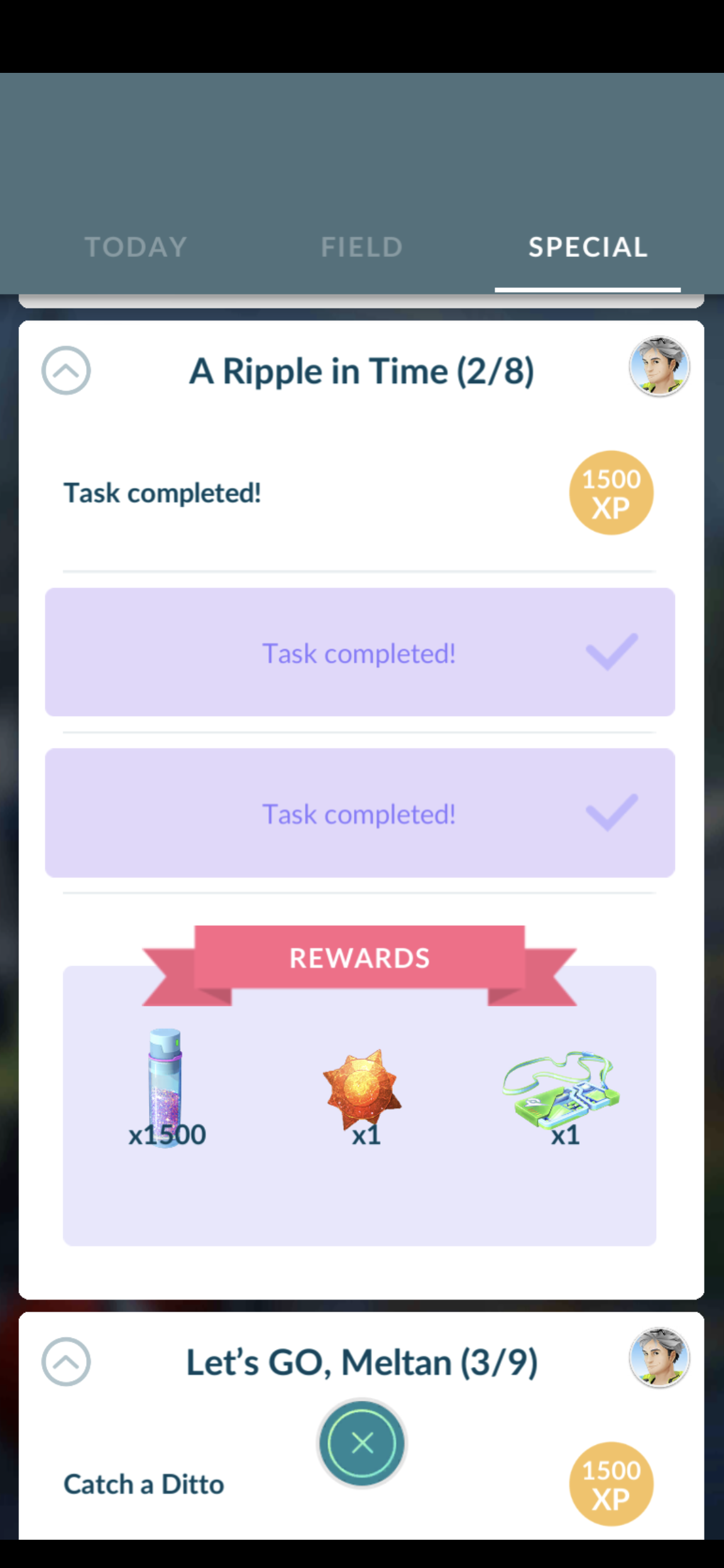 Task Completed but can't collect rewards | Scrolller