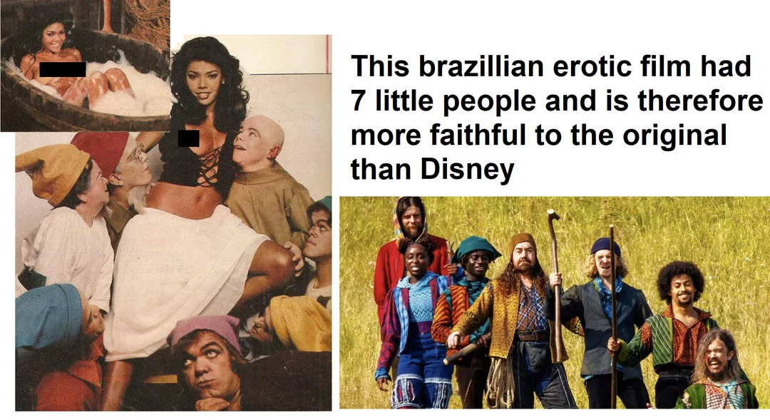 disney snow white and 1 dwarf | Scrolller