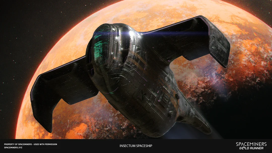 Insectum Spaceship Design Process by Valentino Laz | Scrolller