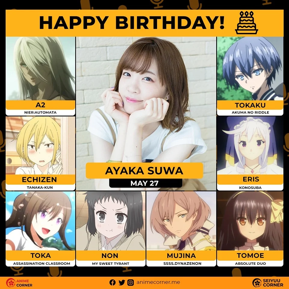 Happy 35th birthday to Ayaka Suwa who voices as A2! | Scrolller