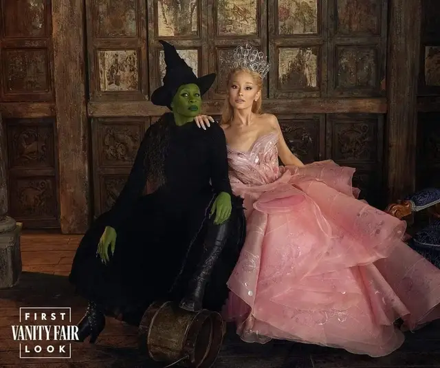 First picture of Ariana in Wicked movie from VANITY FAIR posted today 02/11/24 | Scrolller