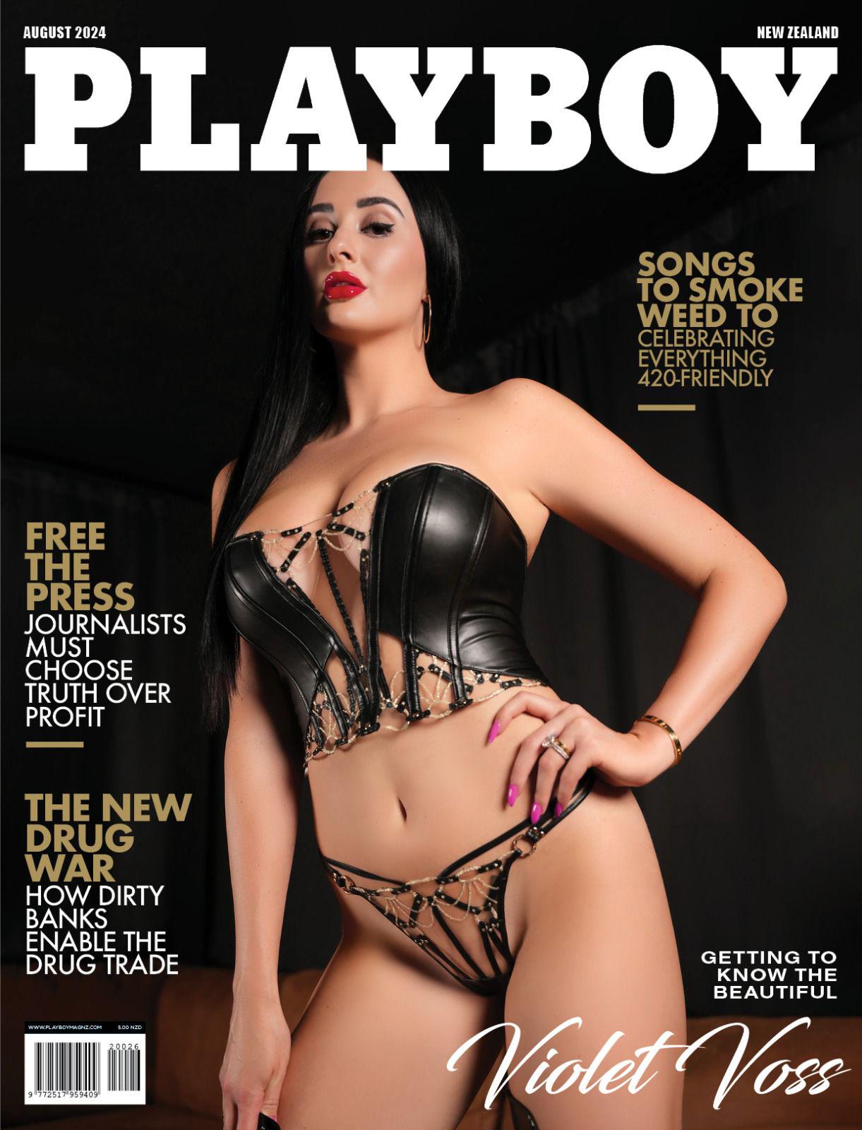 Violet Voss Playboy New Zealand August 2024 | Scrolller