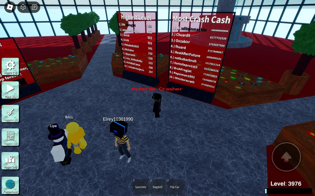 Guys im at the top of the leaderboard in car crash simulator | Scrolller