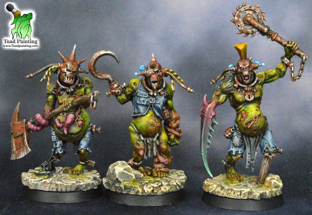 "Trouble comes in threes" Gellerpox mutants from Kill Team. | Scrolller