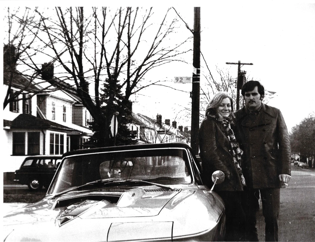 My parents with Dad's '67 Corvette | Scrolller