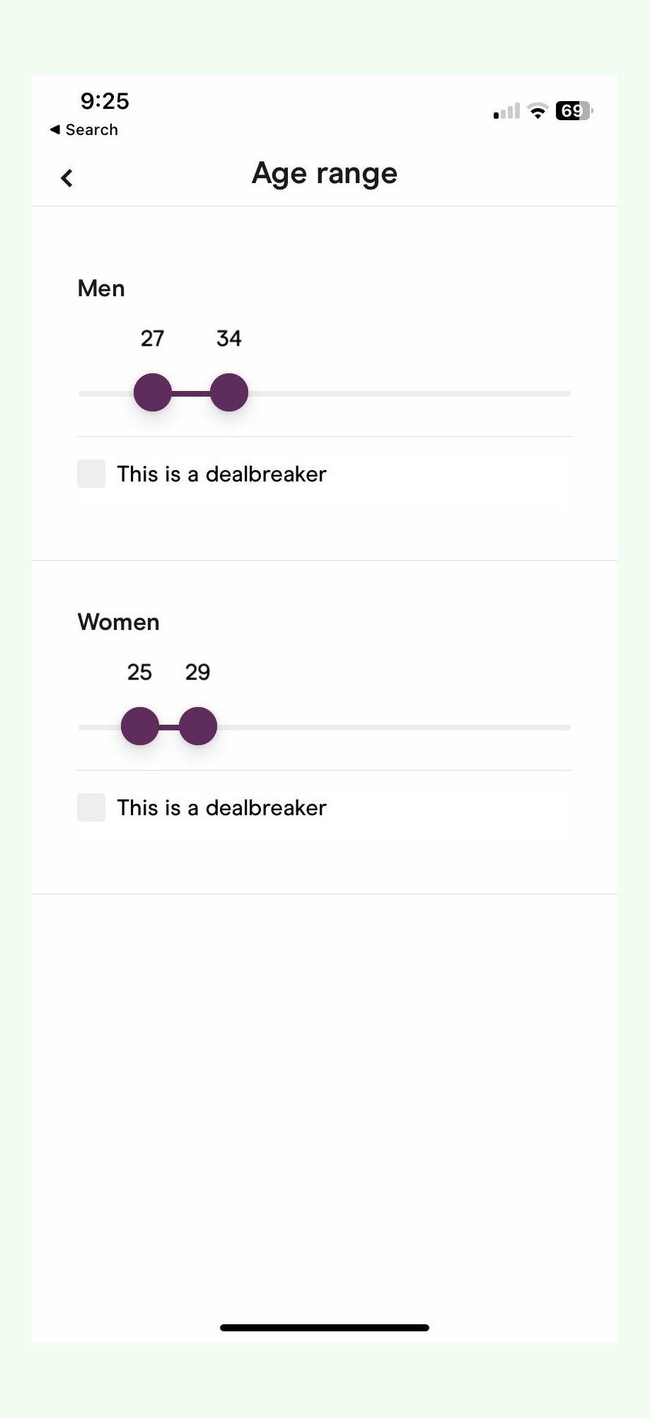New hinge feature lets you customize age preferences by gender! | Scrolller