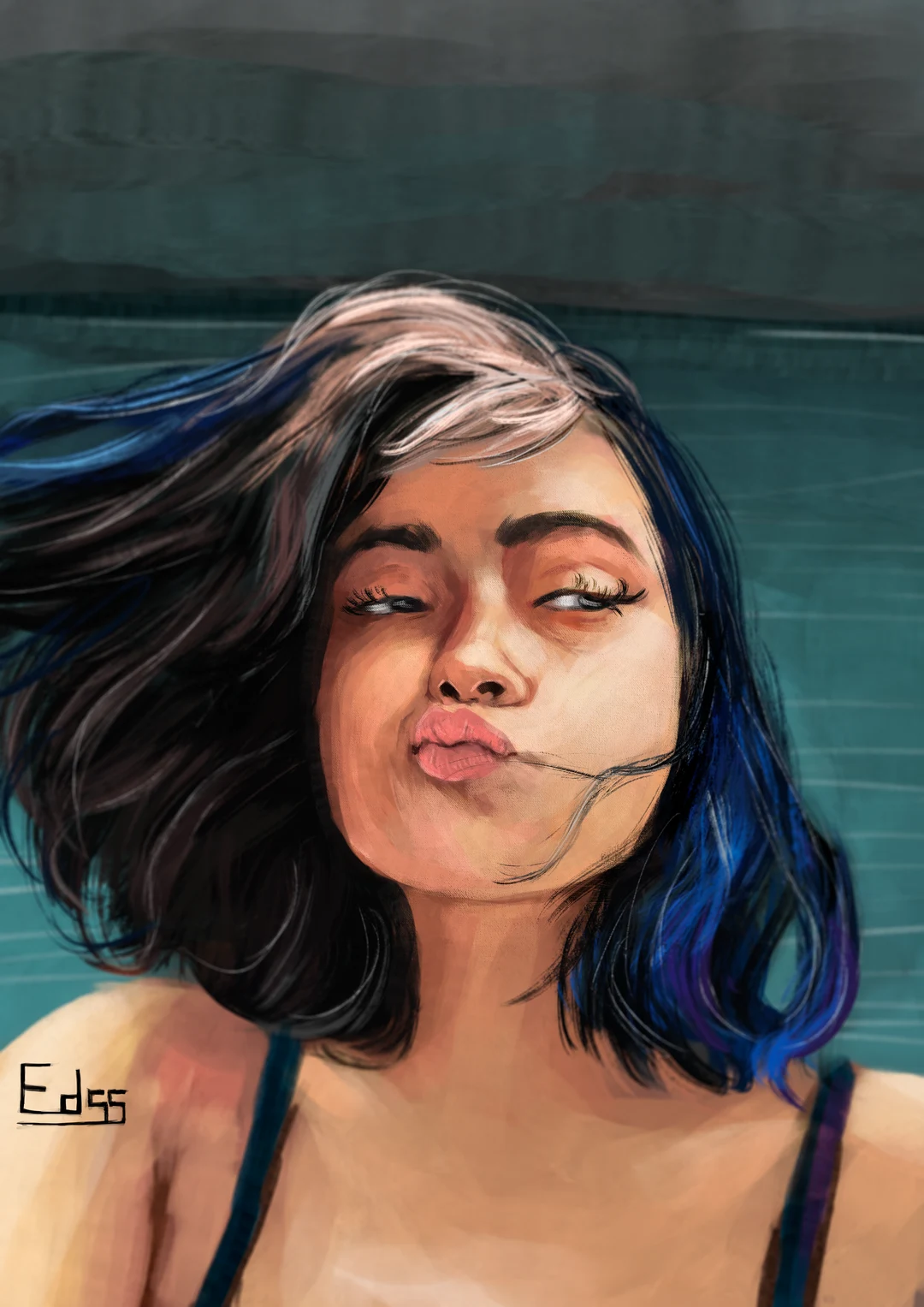 Portrait Study, Digital, Edss(me), 2023. | Scrolller
