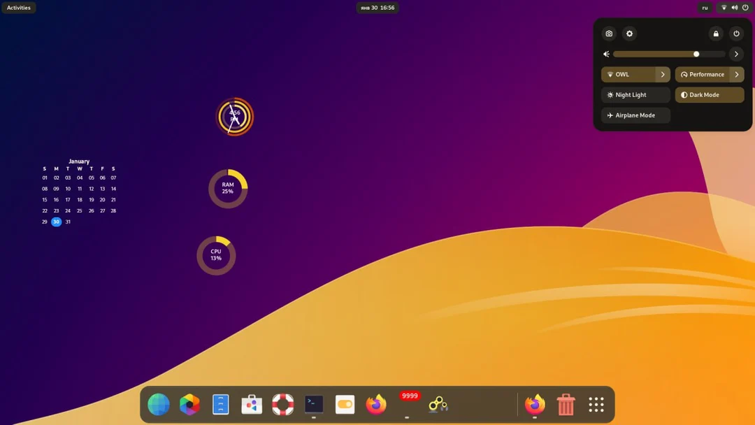 [GNOME] decided to customize my vanilla os desktop on gnome 43. For me looks very decent | Scrolller
