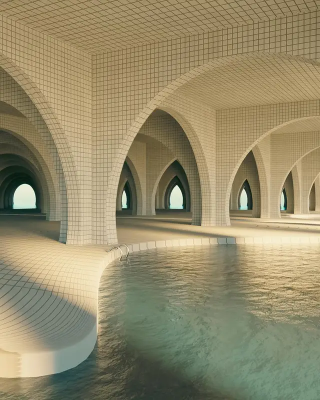 Liminal structure, Me, 3d art in Blender, 2022 | Scrolller