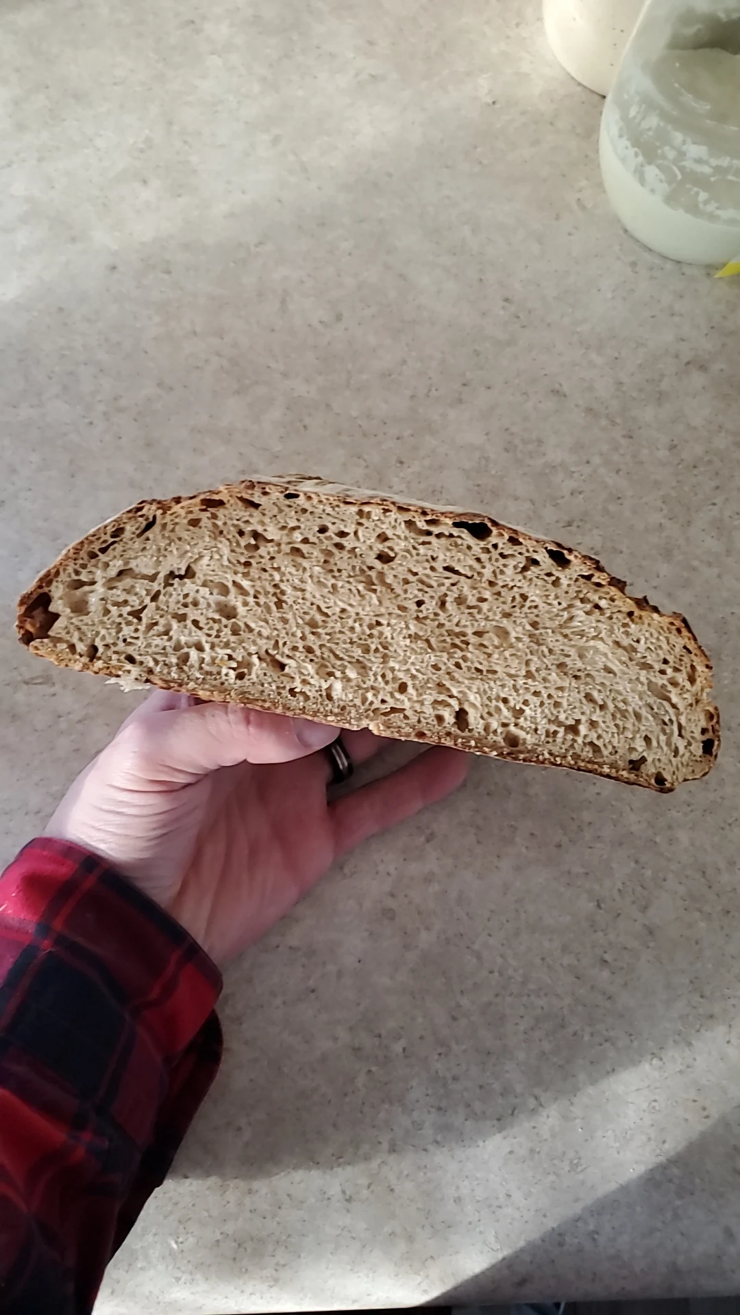 Finally a decent sourdough loaf. Even if a little flat and overproofed | Scrolller