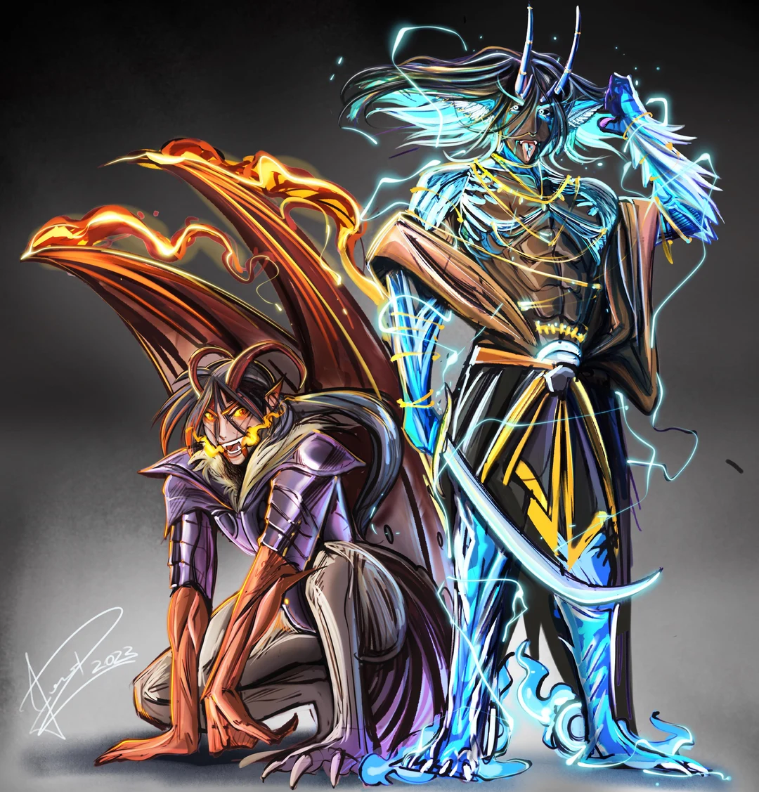 [OC] Concept Art of two characters of my comic | Scrolller