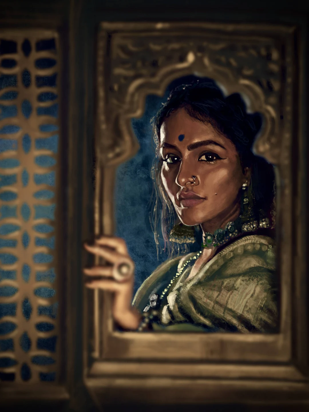 The Woman in the Window, Me, Procreate, 2022 | Scrolller