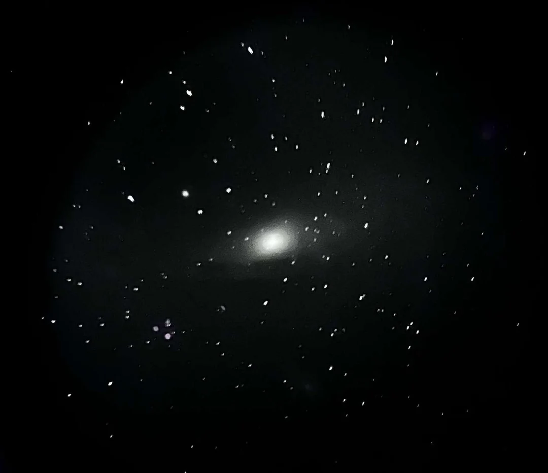 my first picture of a galaxy (M110) | Scrolller