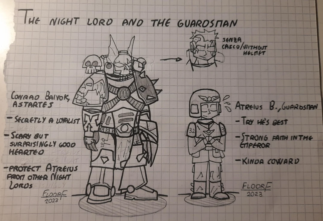 The Night Lord and the Guardsman (OC 40k) | Scrolller