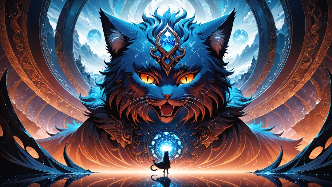 Dark Timeline Cats, AI Generated, 4k Wallpaper [3840x2160] | Scrolller