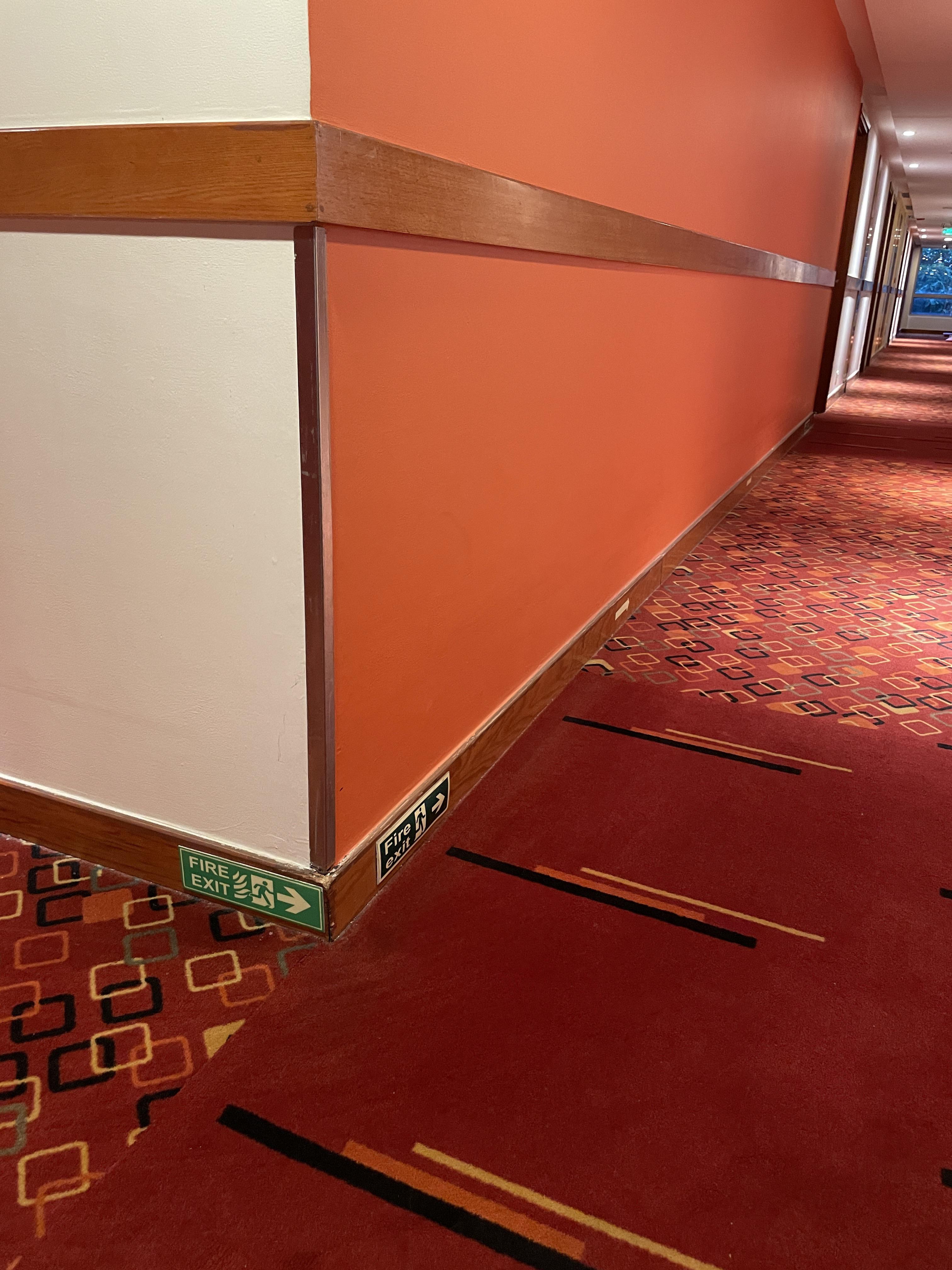 Emergency navigation placement in this hotel. (OC) | Scrolller