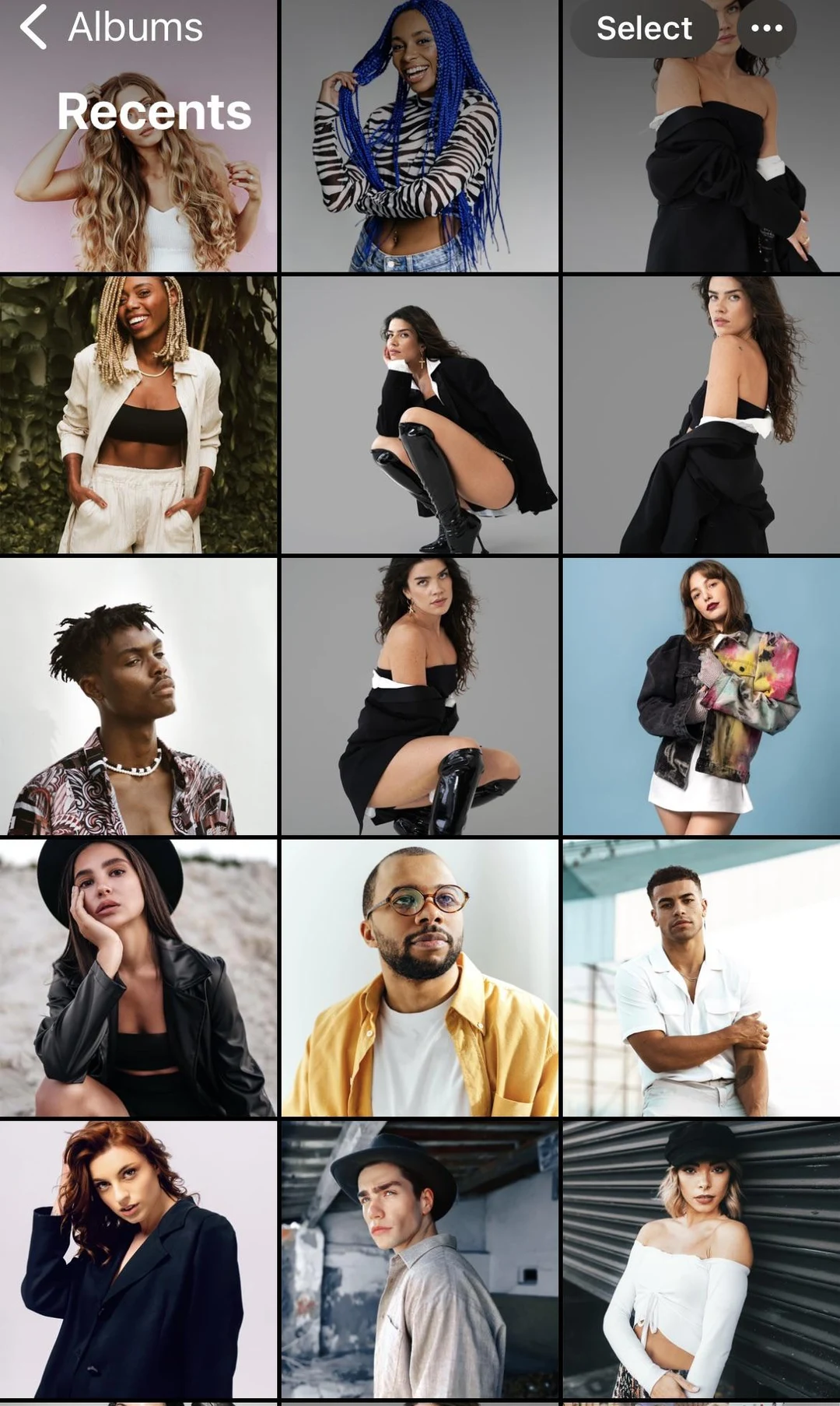 Random pictures in camera role? | Scrolller