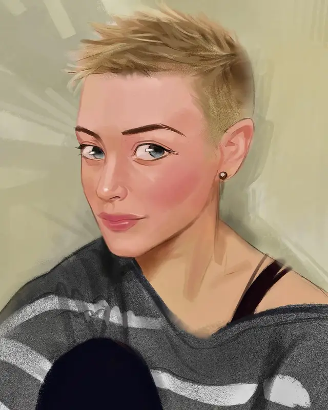 Study, me, Digital, 2023 | Scrolller