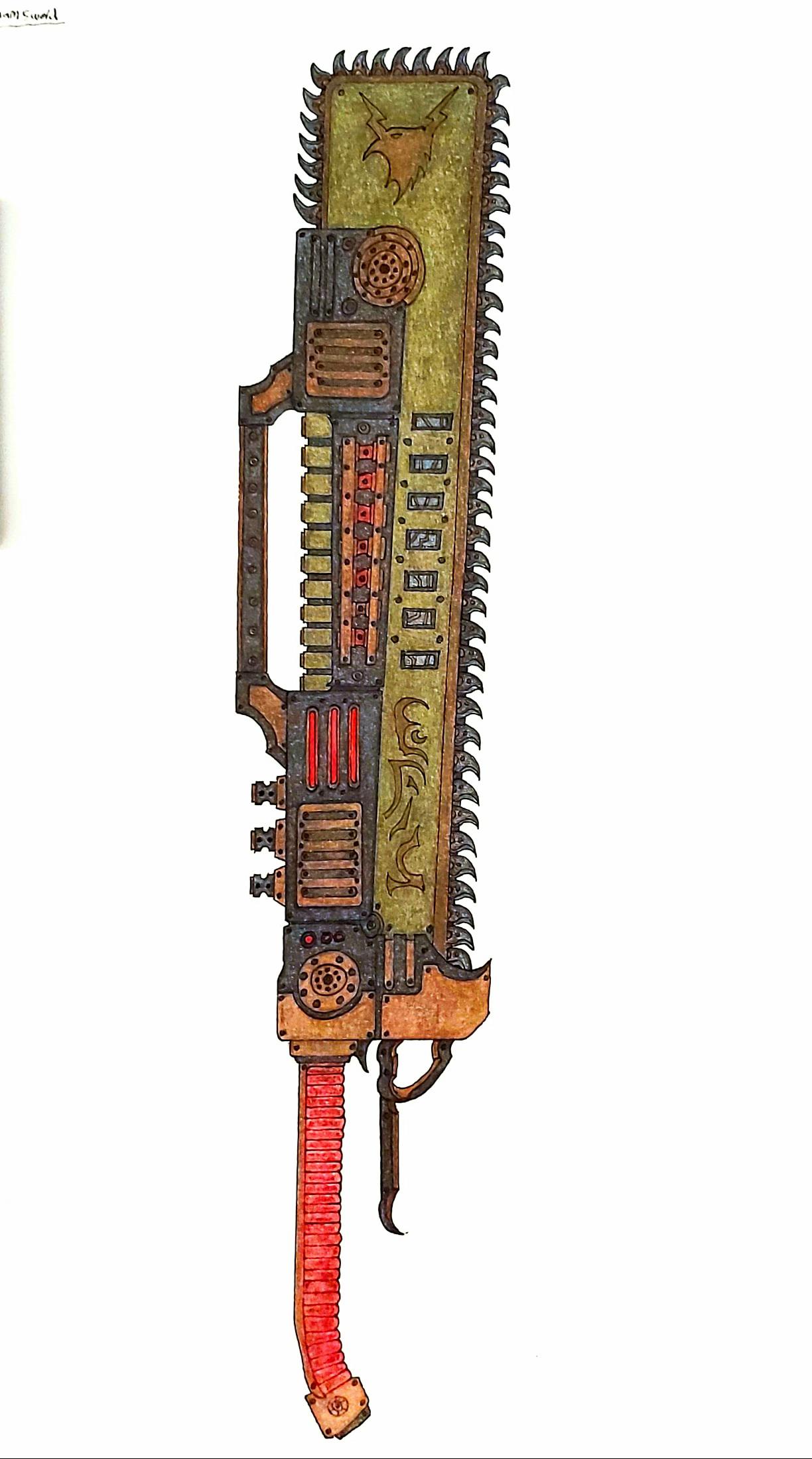 Thunder Warrior Chainsword (OC) | Scrolller