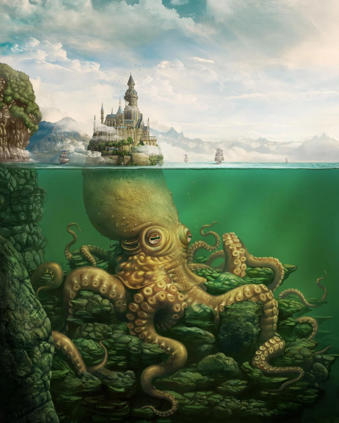 Kingdom Of The Kraken by KyuYong Eom | Scrolller