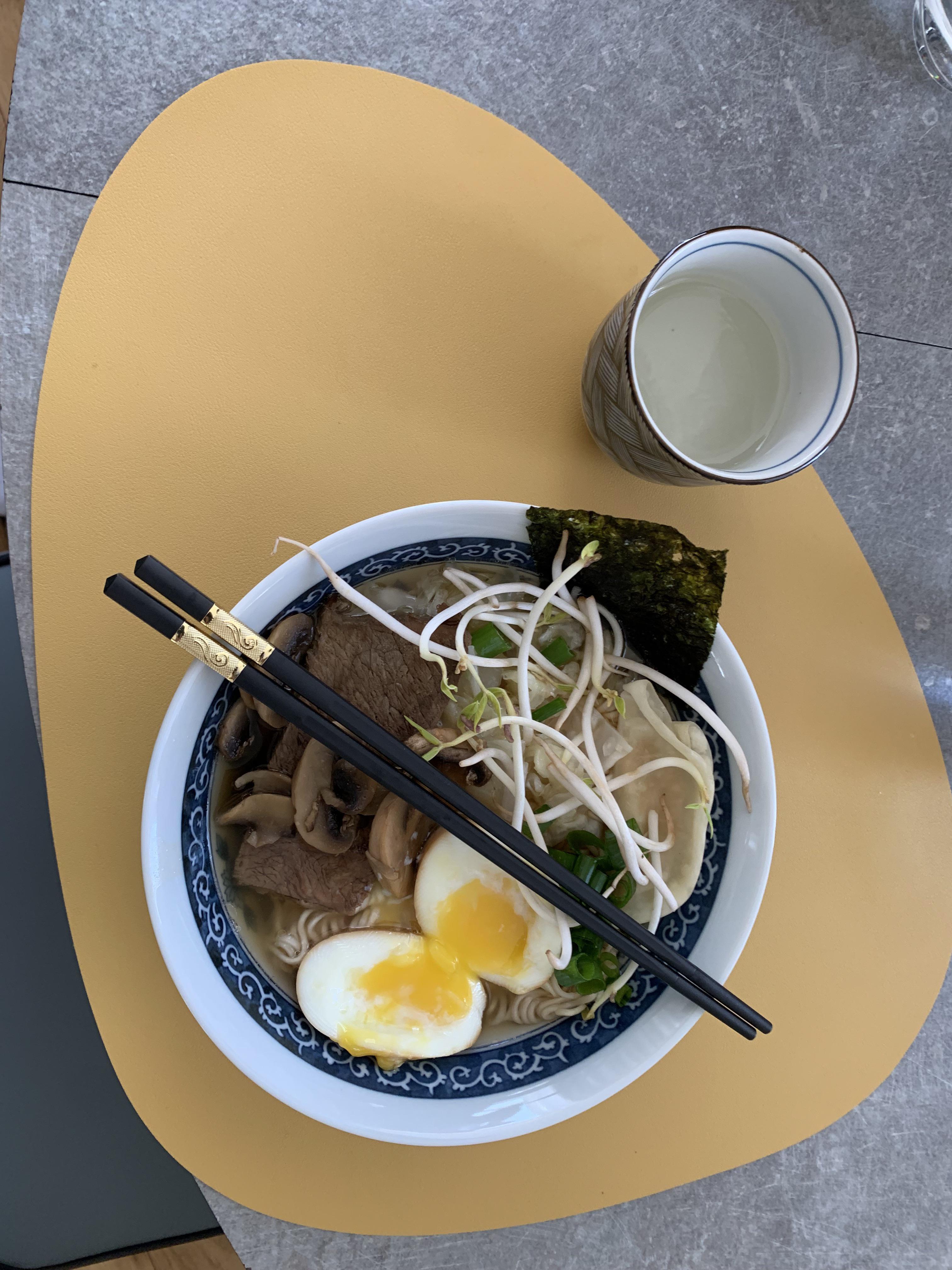 Got some sake so had to make ramen too | Scrolller