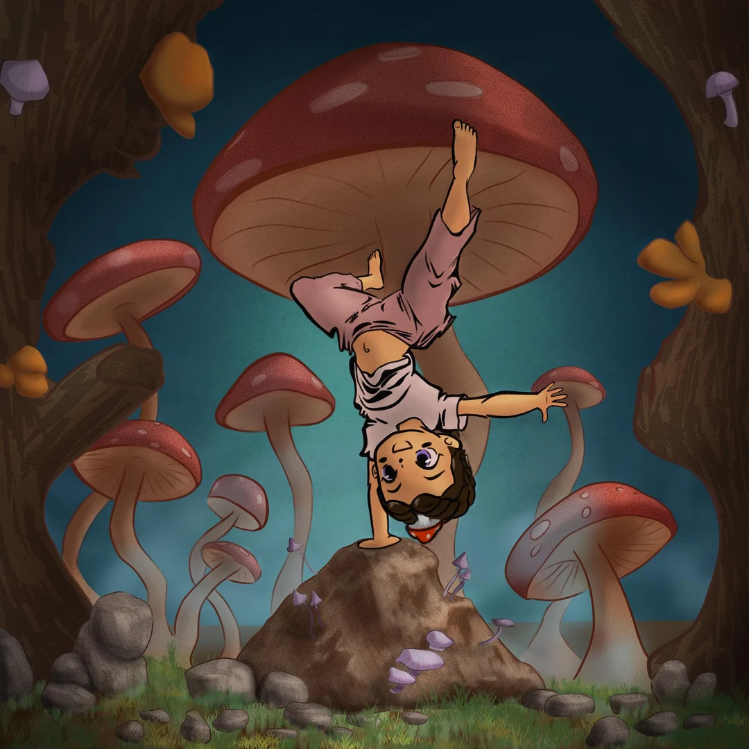 Shroom Girl, Me, Digital, 2023 | Scrolller