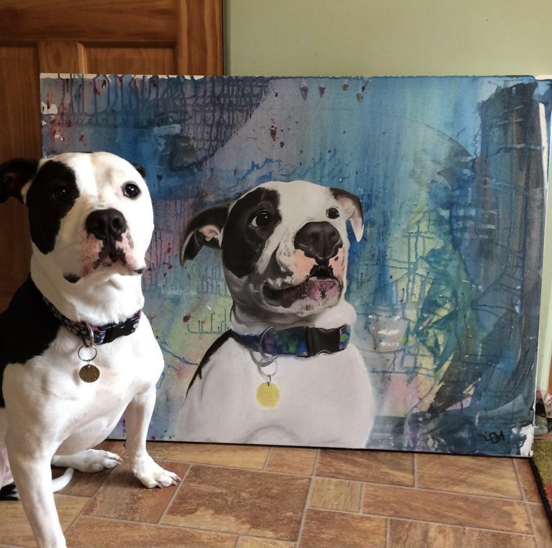 Pitty and her painting | Scrolller