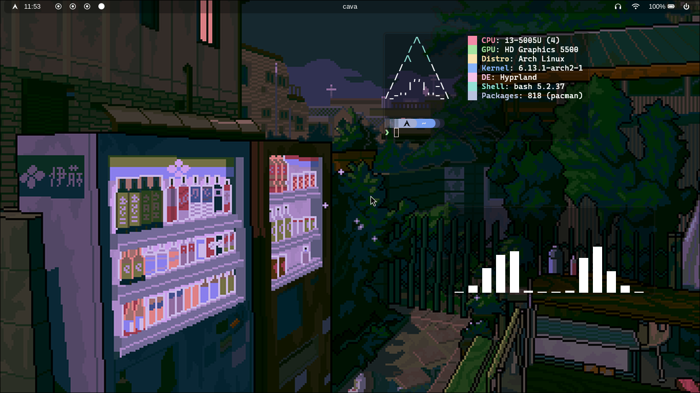 [Hyprland] my first ever hyprland rice. | Scrolller