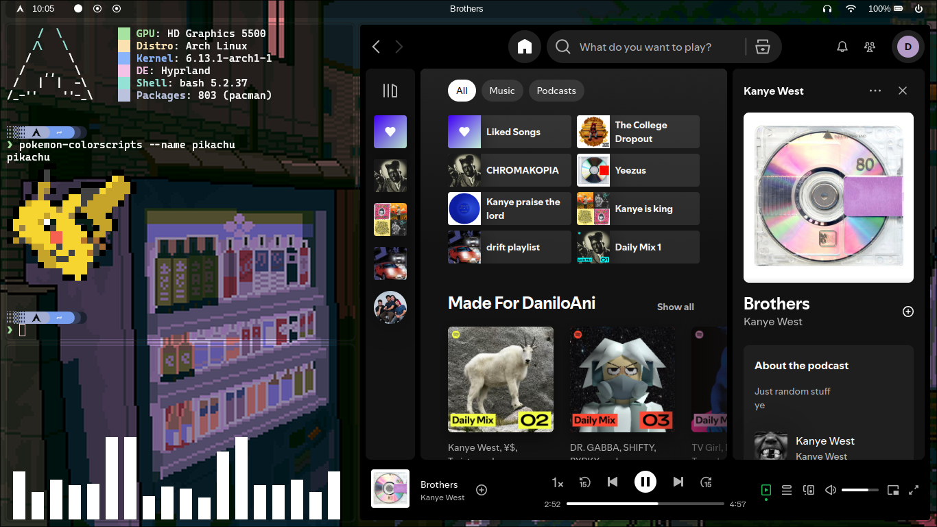 [Hyprland] my first ever hyprland rice. | Scrolller