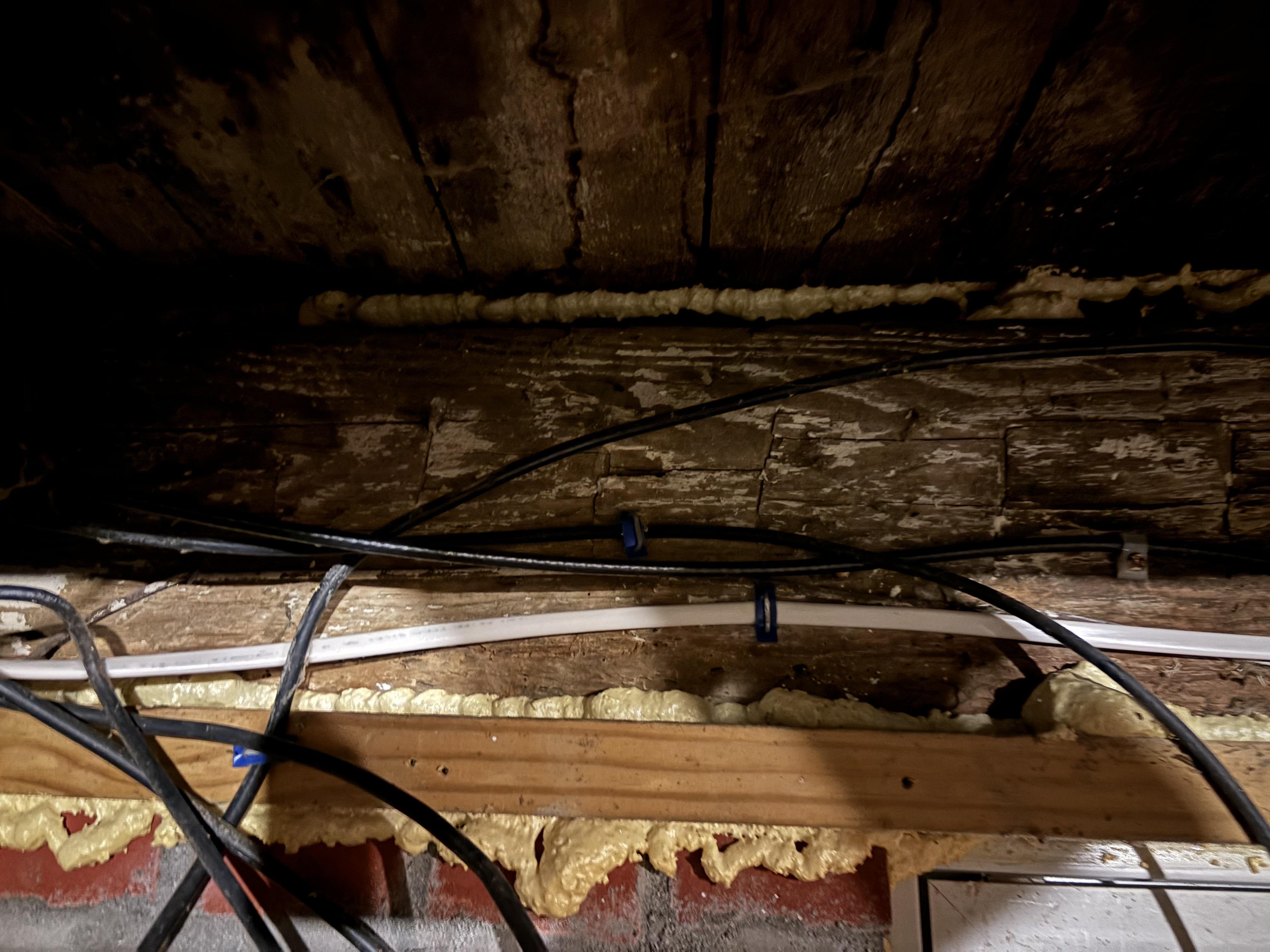 Mass save rim joist insulation process | Scrolller