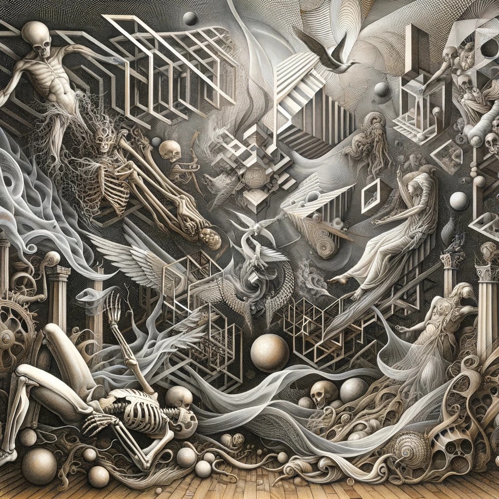 MC Escher Depictions of Hell and Death | Scrolller