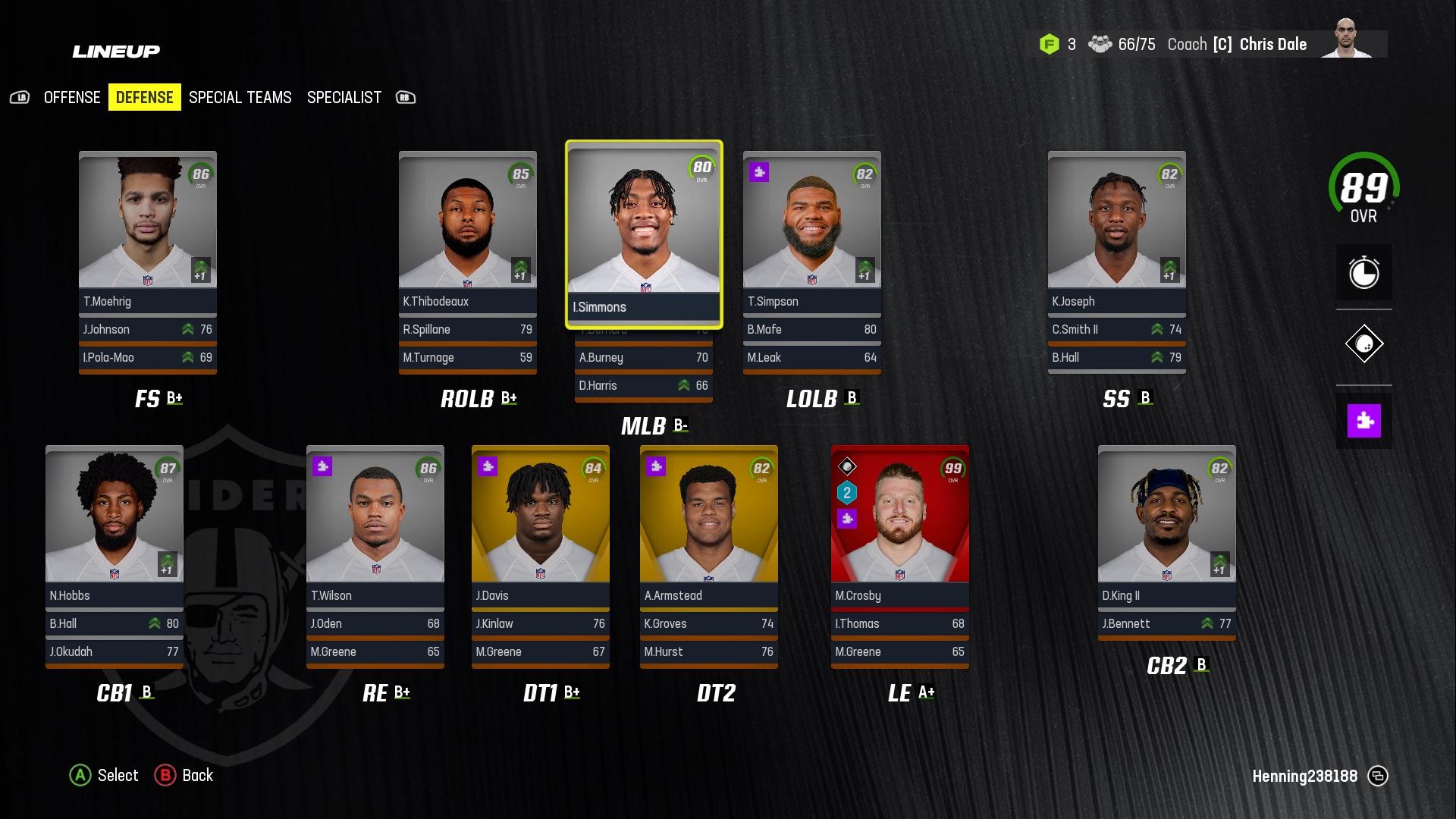 Thoughts on my Raiders Rebuild? | Scrolller