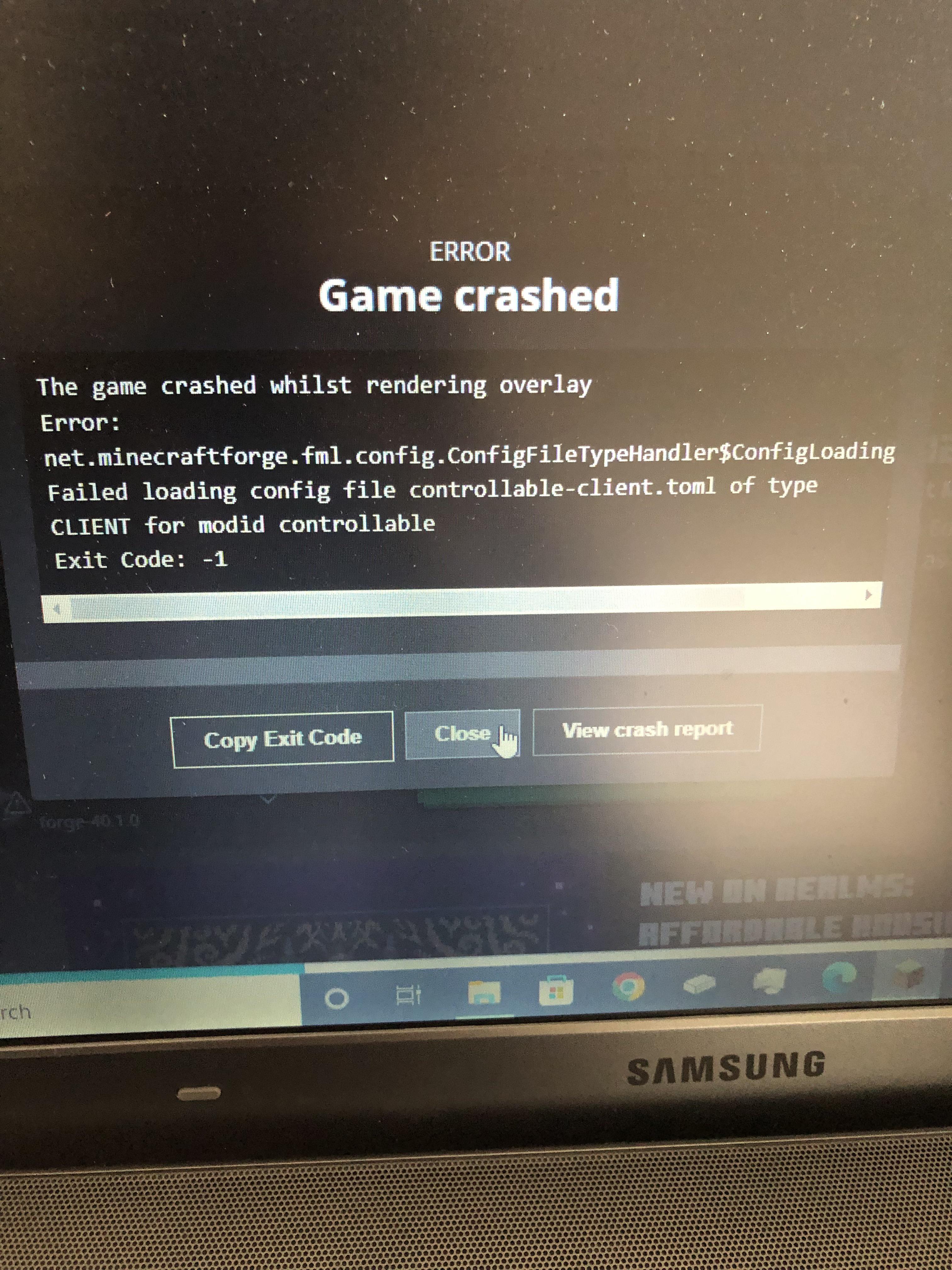 Help what does this mean how me fix. I use curseforge btw. | Scrolller
