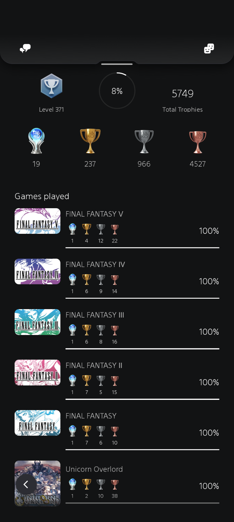 [Final Fantasy V] Pixel Remaster Plat 19 | Scrolller