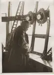Dr. Eckener at the helm of the airship Graf Zeppelin (around 1930) | Scrolller