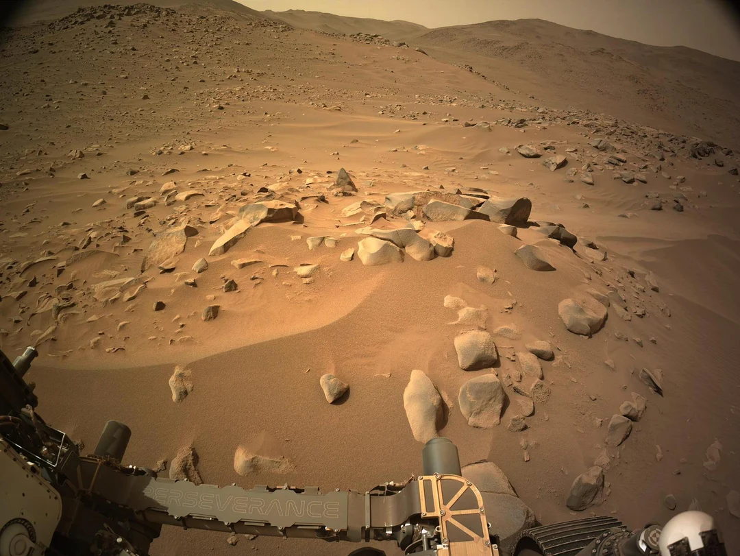 Perseverance Rover SOL 1100 - Image captured using it Navcam. | Scrolller